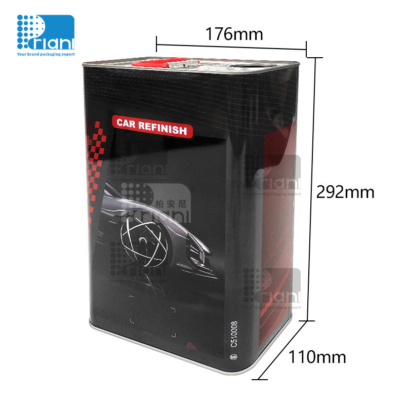 Custom Printing Square Tin Cans